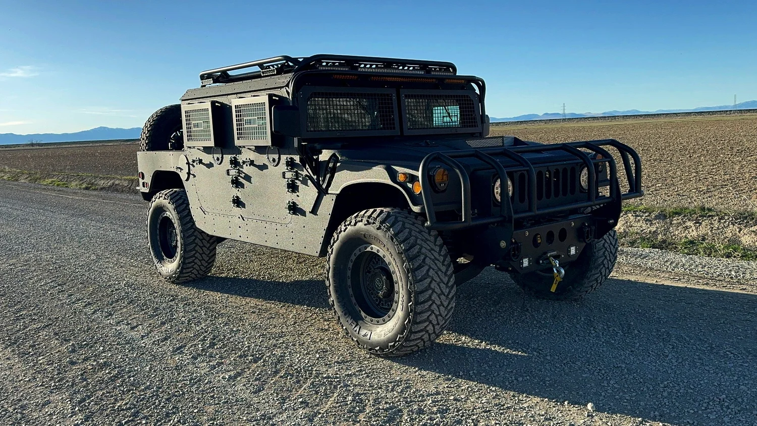 Armored Hummer H1 for Civilians like Humvee HMMWV — Plan B Trucks