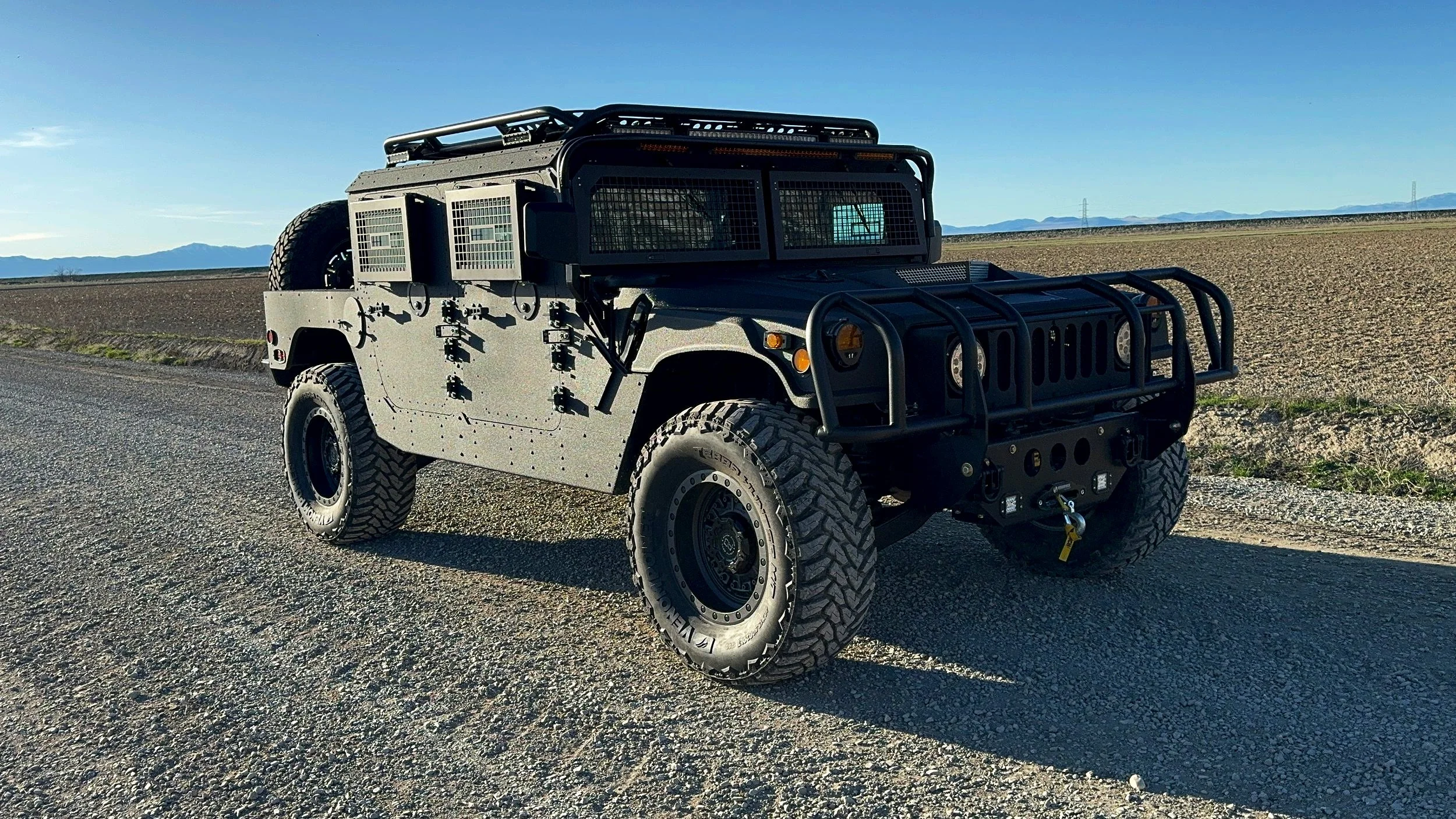 Armored Hummer H1 for Civilians like Humvee HMMWV — Plan B Trucks