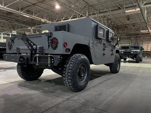 Armored Hummer H1 for Civilians like Humvee HMMWV — Plan B Trucks