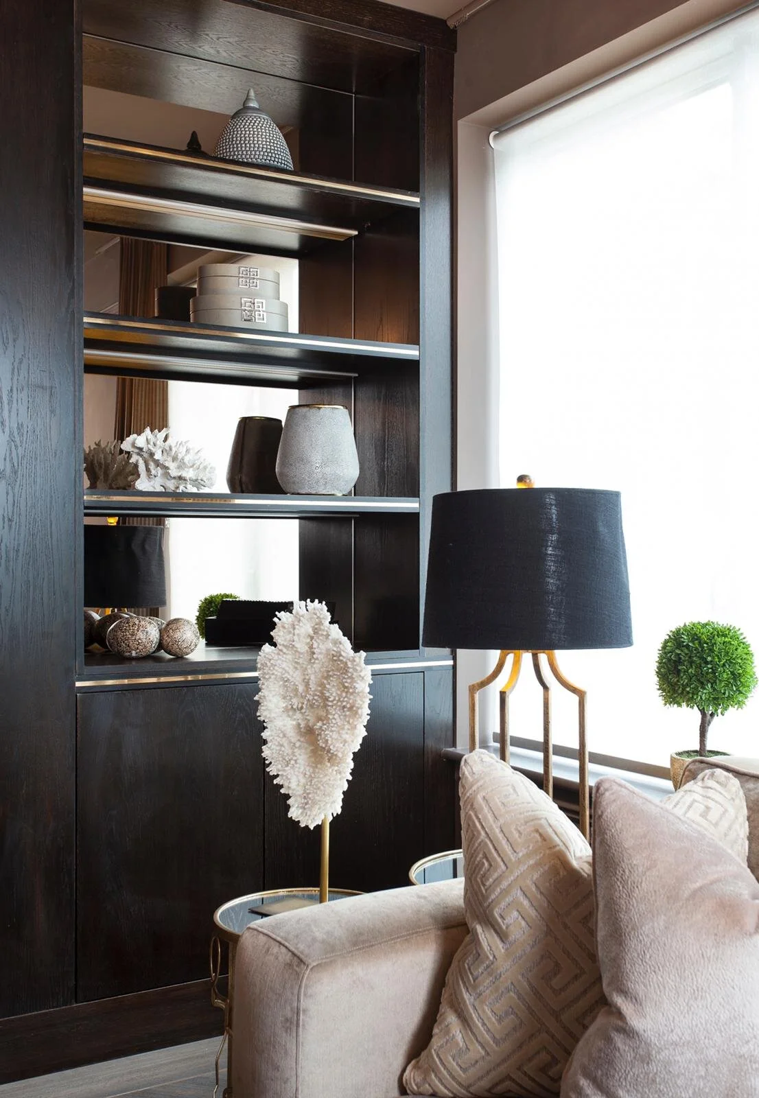 Set of 2 Round Decorative Boxes | Eaton and Boru