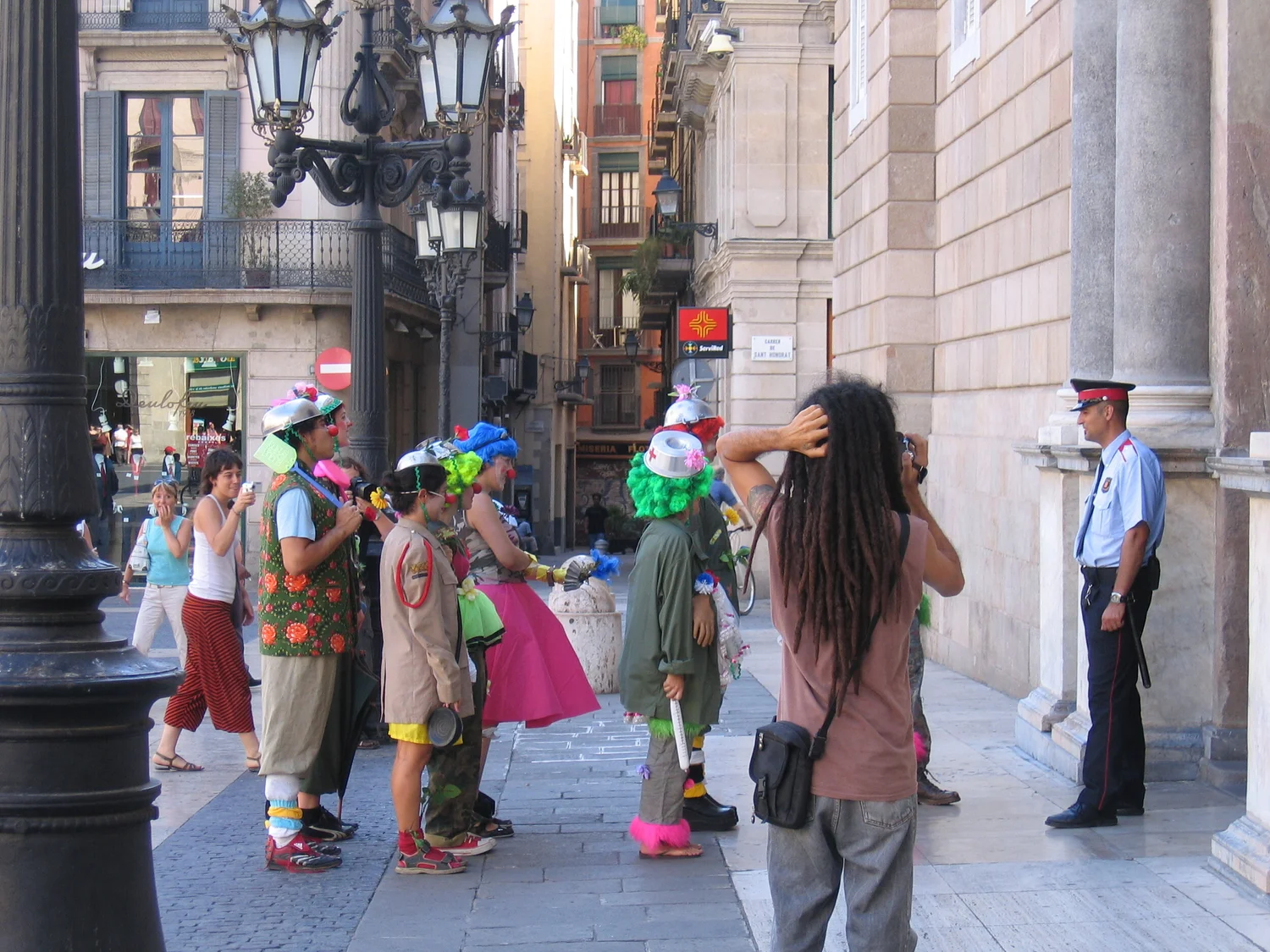 rebel clowning — walk & squawk