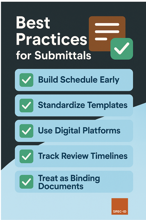 Construction Submittals: Meaning, Process & Best Practices — Spec-ID