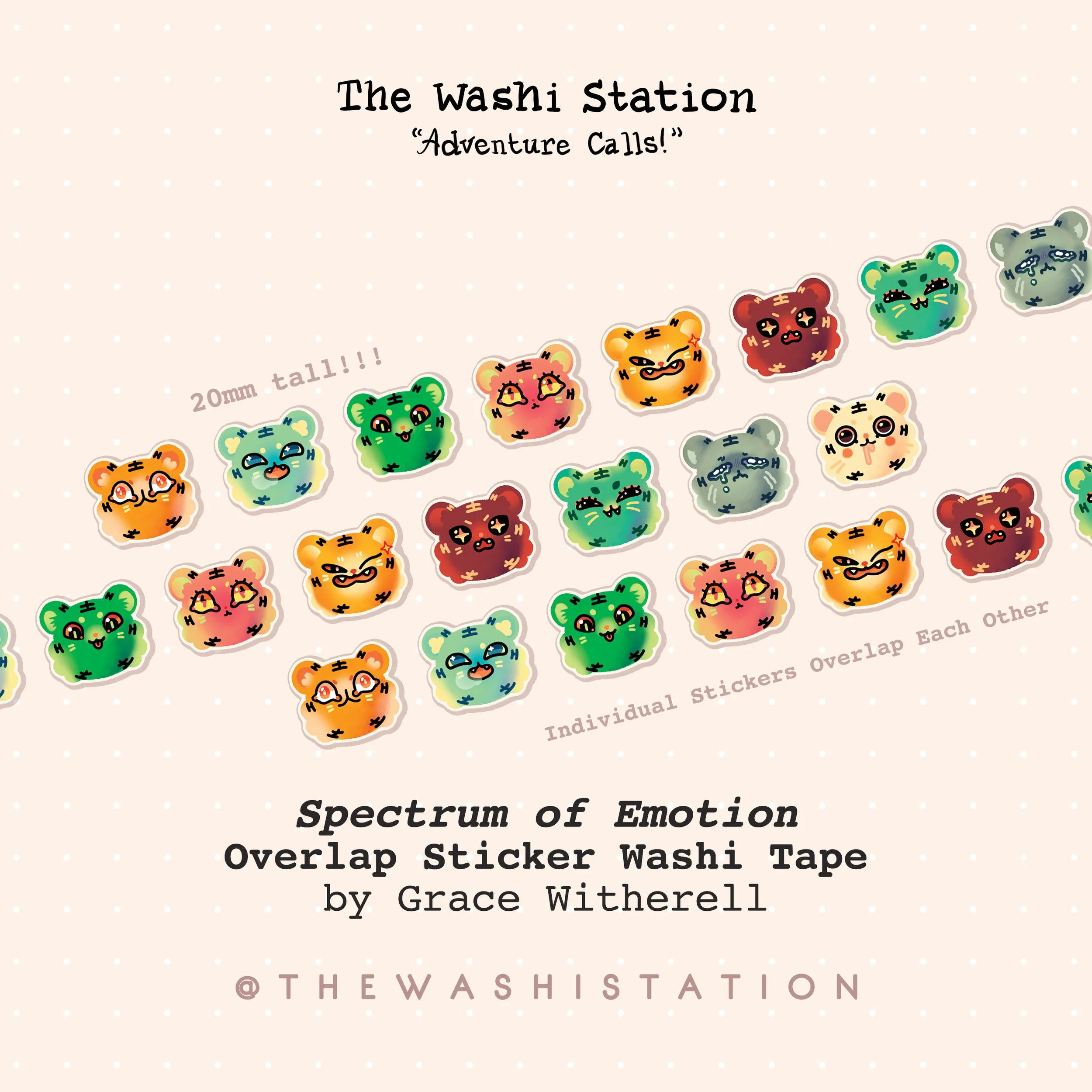 Lianne Pflug's Woodland Overlap Stickers — Aviva Maï Artzy (The Washi ...