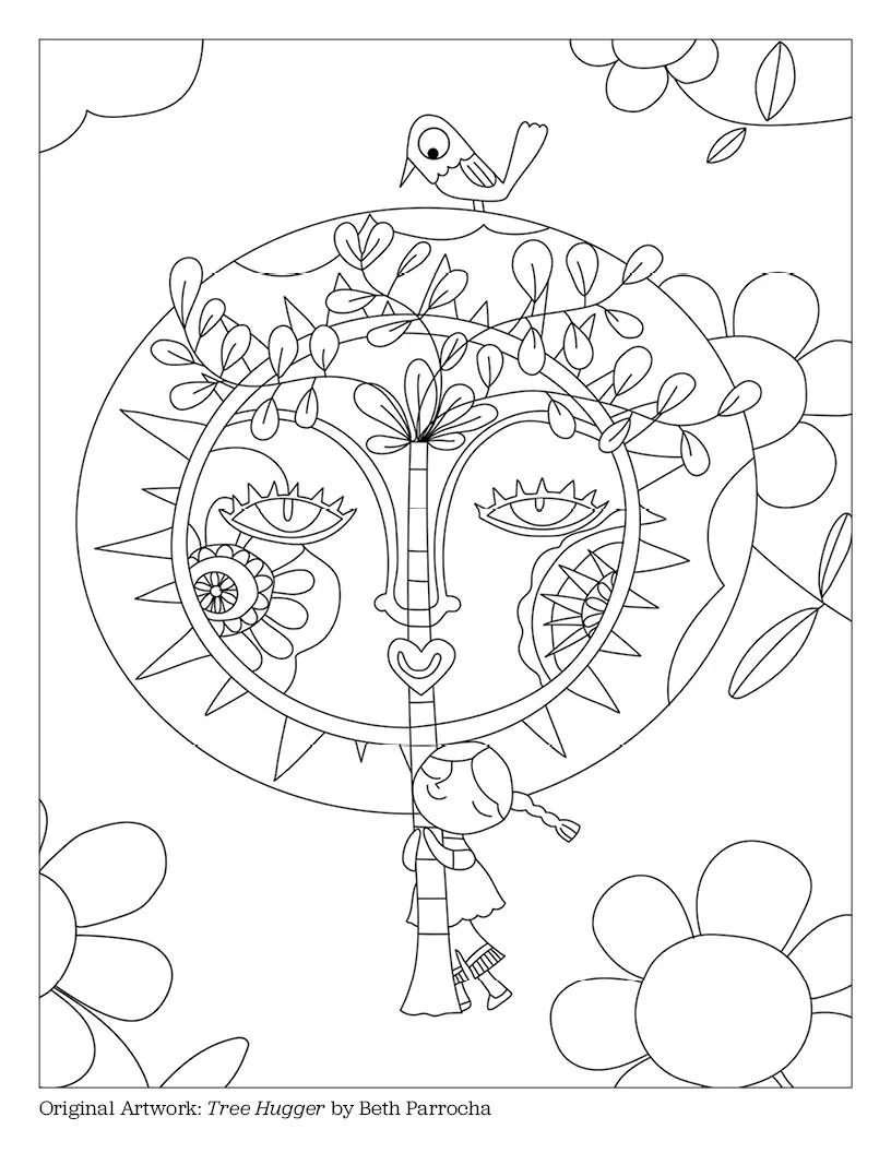 Color Me: Tree Hugger — TUMBA-TUMBA