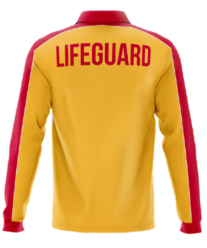 Lifeguard Long Sleeve Polo Shirt — Royal Life Saving South Australia