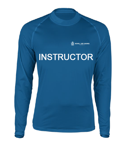 Lifeguard Long Sleeve Polo Shirt — Royal Life Saving South Australia