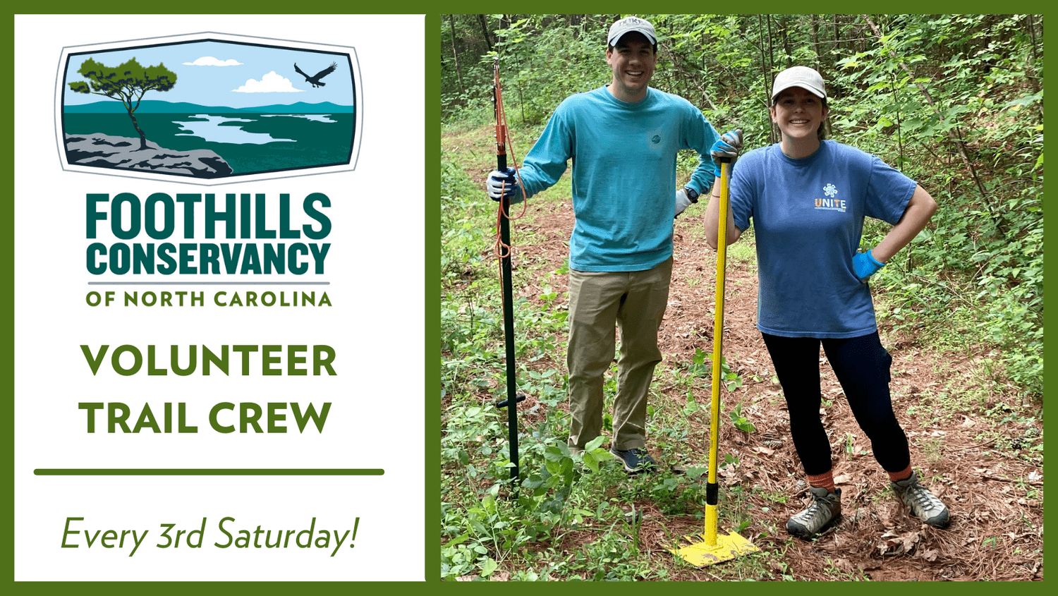 Volunteer Workday: Trail Crew — Foothills Conservancy of NC