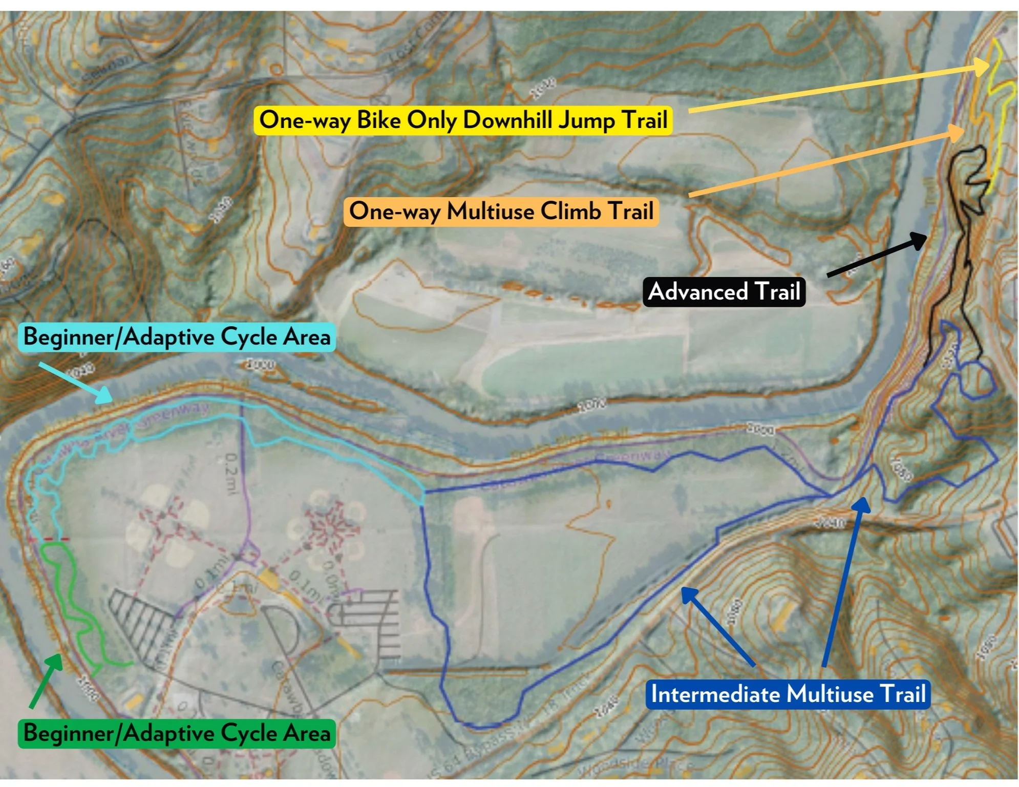 Catawba Meadows Mountain Bike Trail — Foothills Conservancy of NC