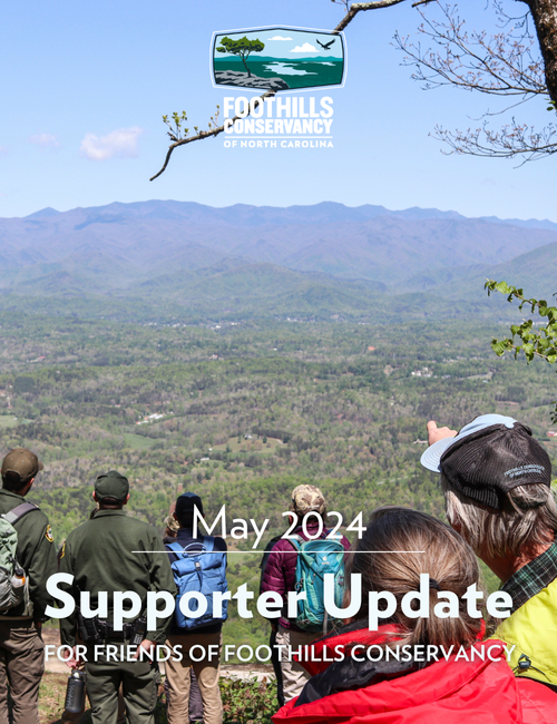 May 2024 - Supporter Update — Foothills Conservancy of NC