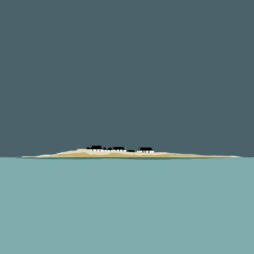 The Isle Of Tiree in Pen & Ink