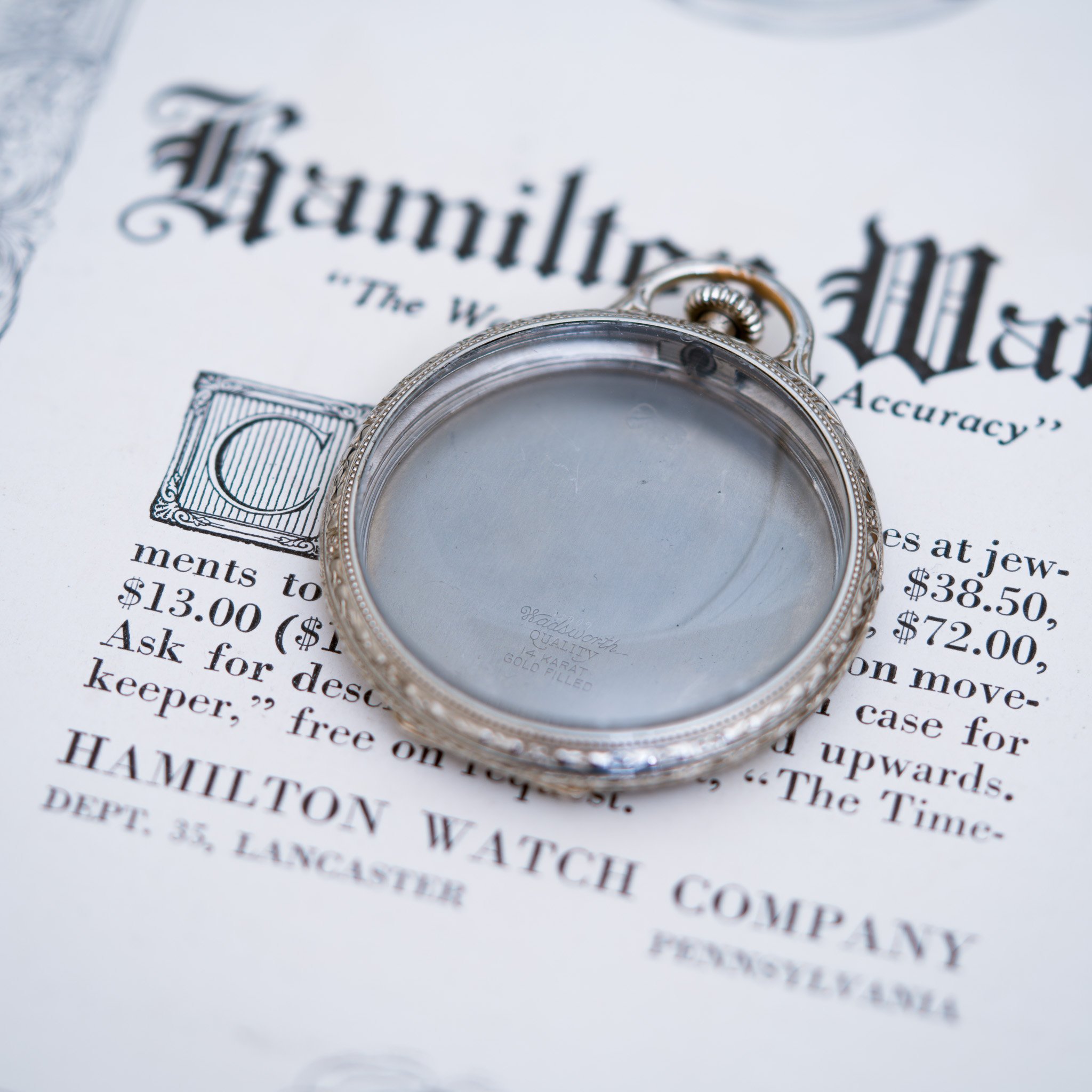 Hamilton pocket watch conversion — Frett & Co Clockworks