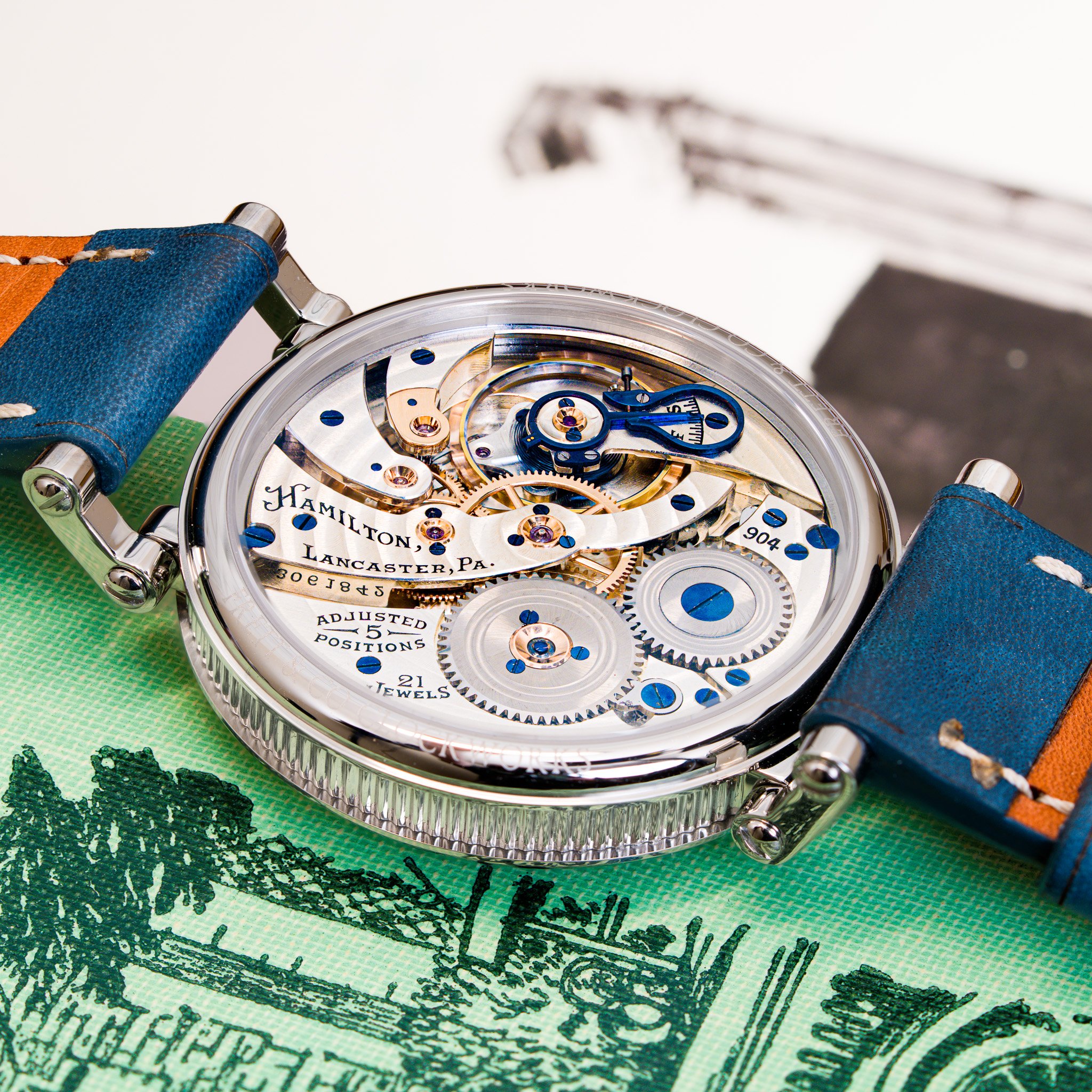 Hamilton pocket watch conversion — Frett & Co Clockworks