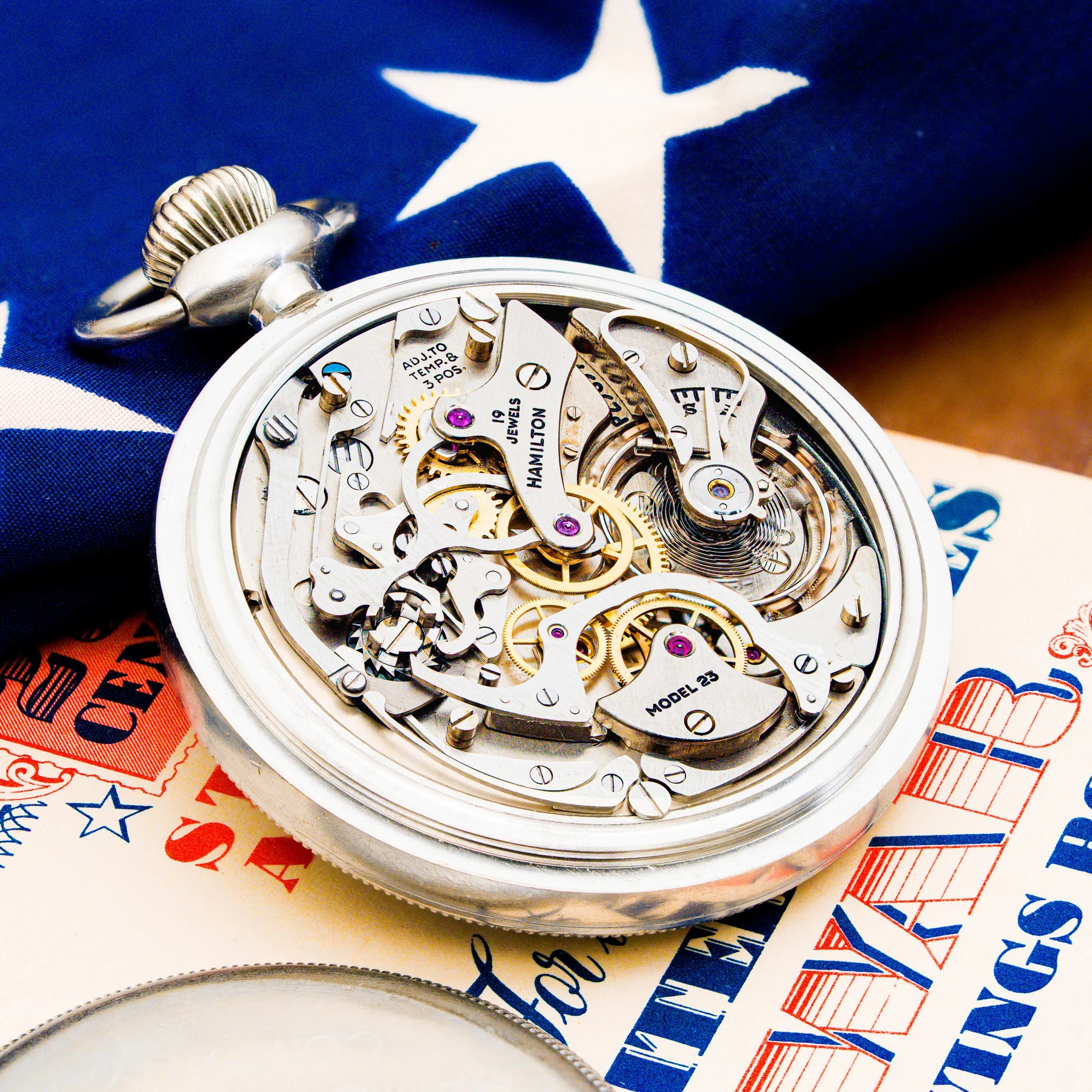 Hamilton pocket watch 4992B — Frett & Co Clockworks