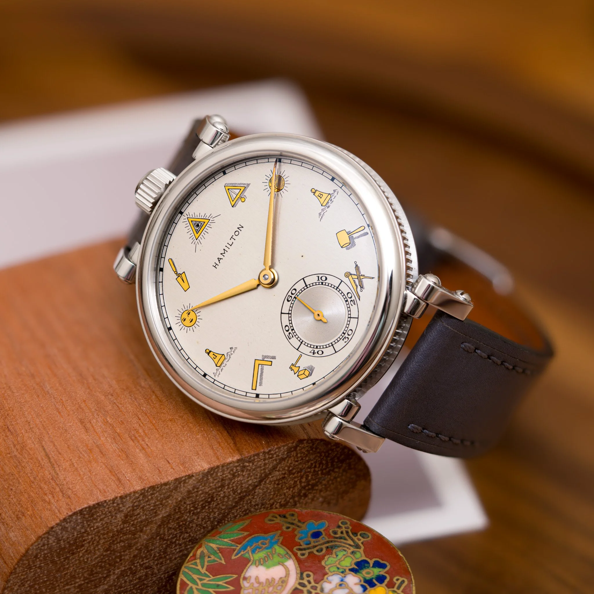 Hamilton pocket watch conversion — Frett & Co Clockworks