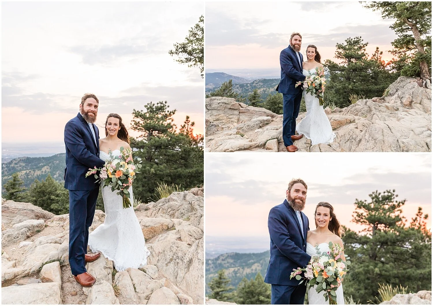 Sunrise Elopement at Lost Gulch Overlook, Colorado — Colorado Wedding ...