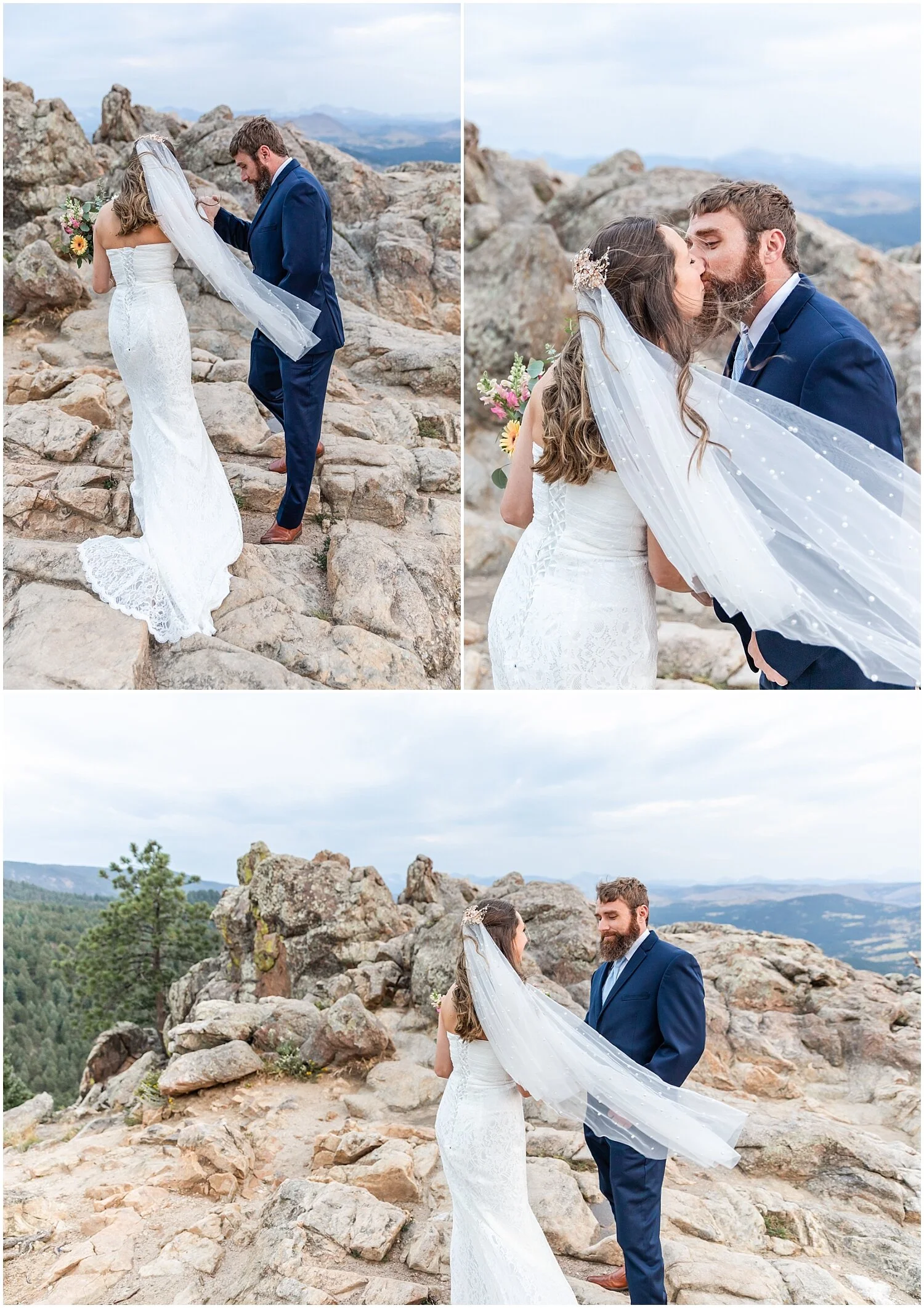 Sunrise Elopement at Lost Gulch Overlook, Colorado — Colorado Wedding ...