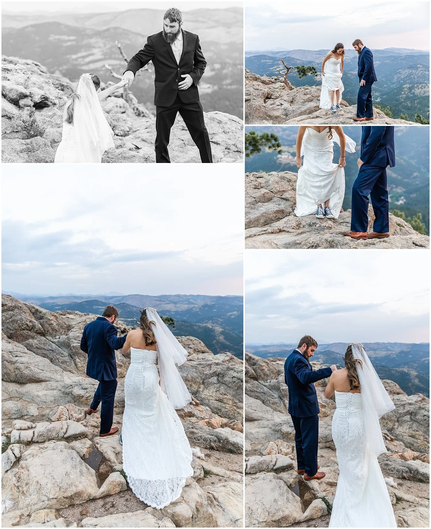 Sunrise Elopement at Lost Gulch Overlook, Colorado — Colorado Wedding ...