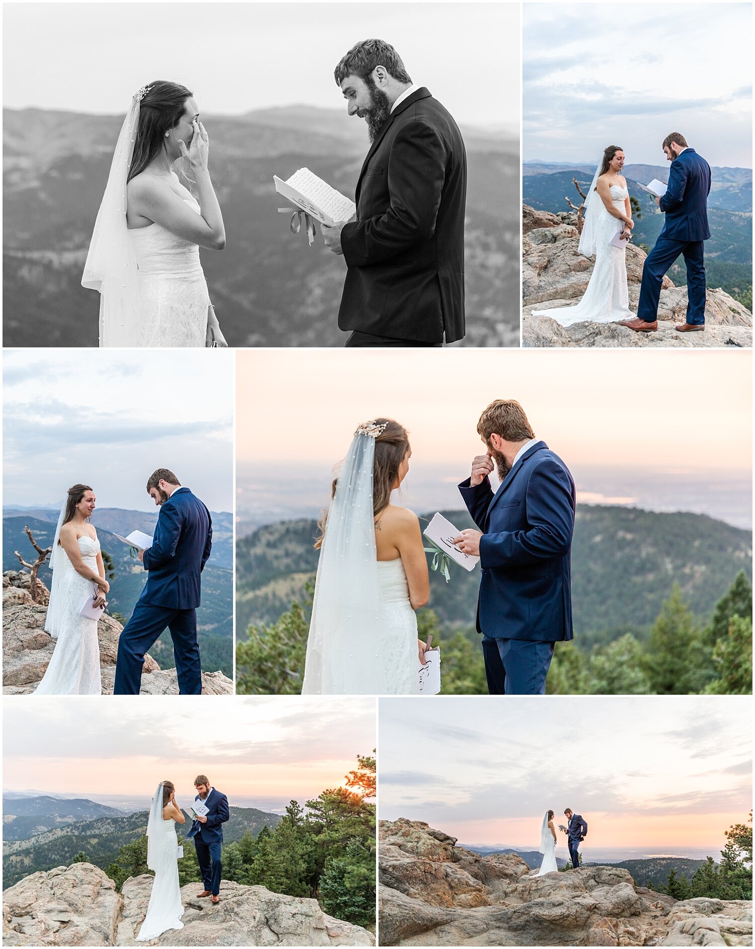 Sunrise Elopement at Lost Gulch Overlook, Colorado — Colorado Wedding ...