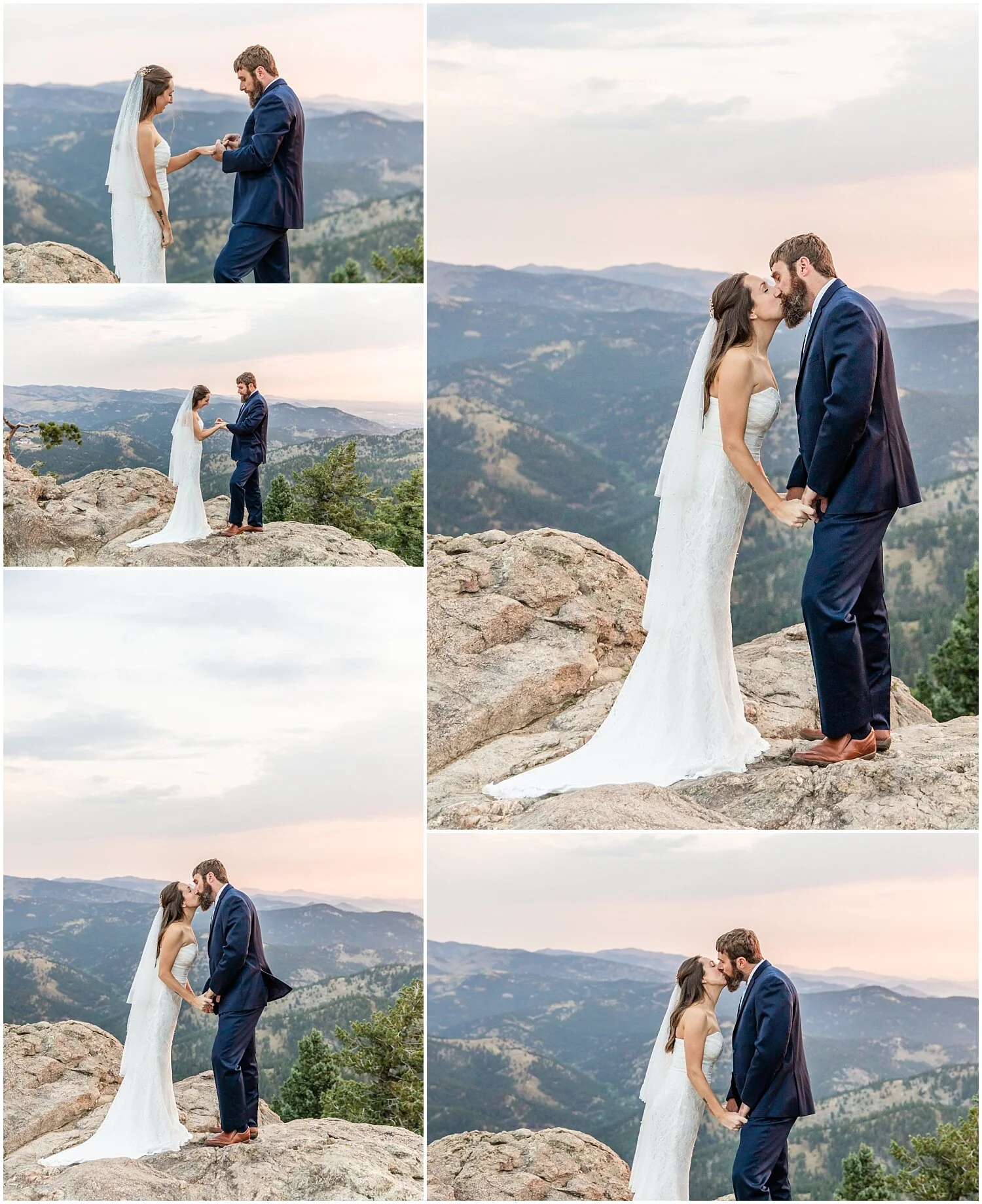 Sunrise Elopement at Lost Gulch Overlook, Colorado — Colorado Wedding ...