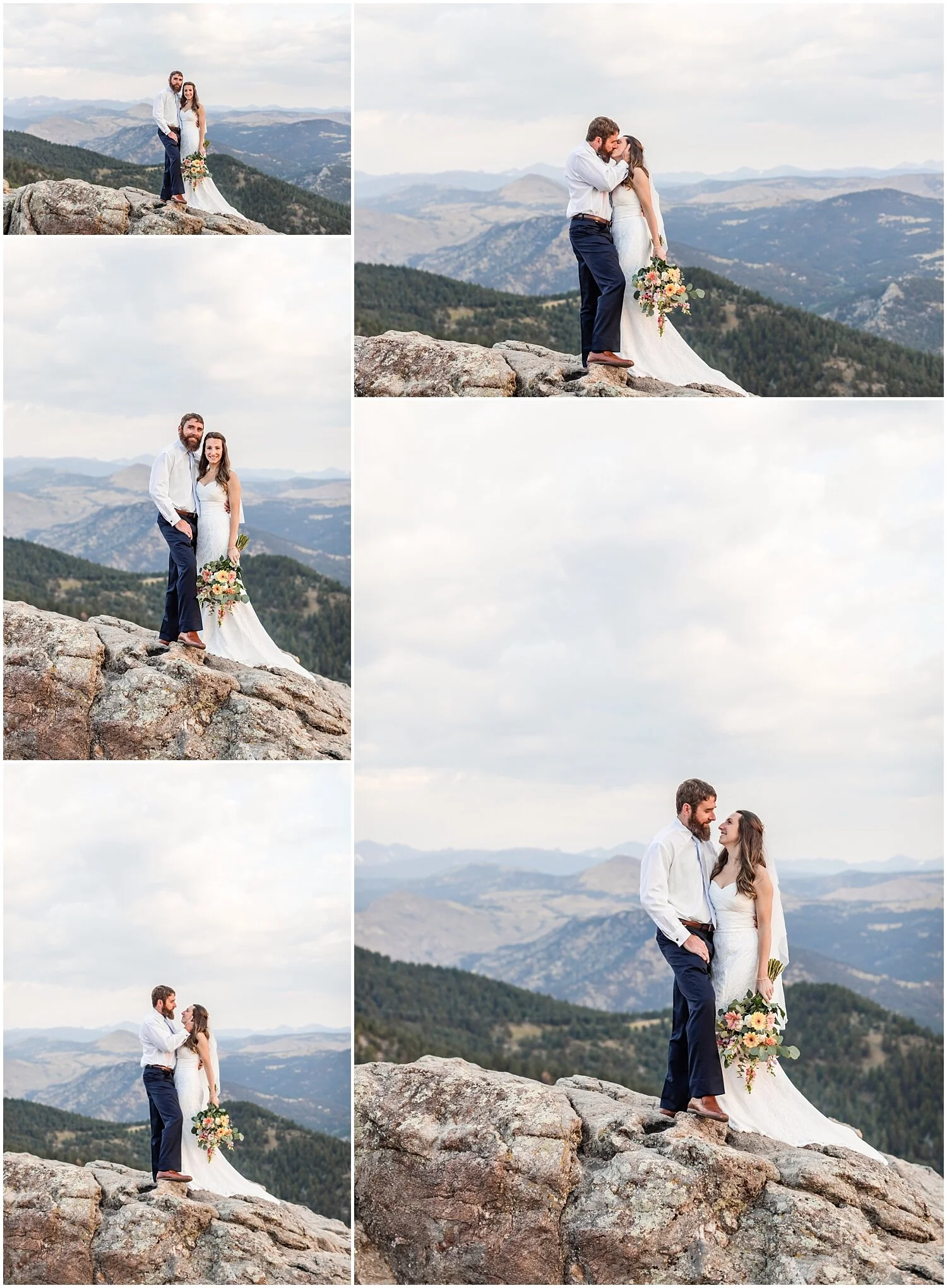 Sunrise Elopement at Lost Gulch Overlook, Colorado — Colorado Wedding ...