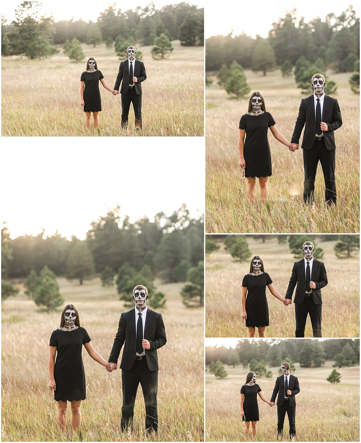 Spooky Halloween Couples Session in Elbert, Colorado — Colorado Wedding ...