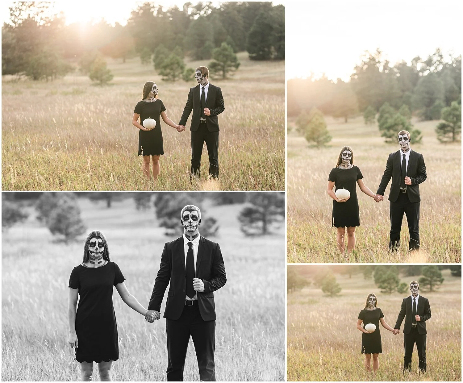 Spooky Halloween Couples Session in Elbert, Colorado — Colorado Wedding ...