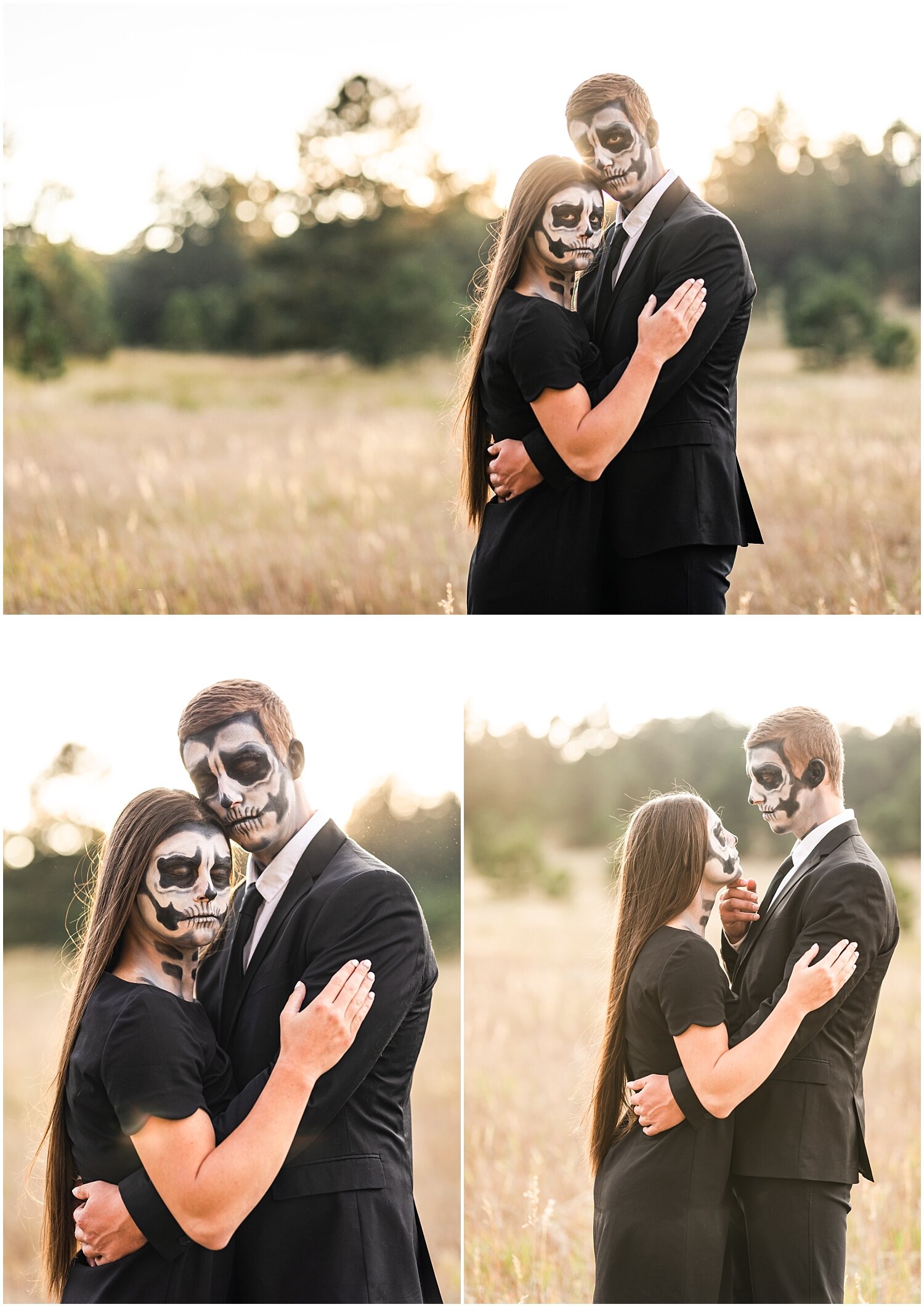 Spooky Halloween Couples Session in Elbert, Colorado — Colorado Wedding ...
