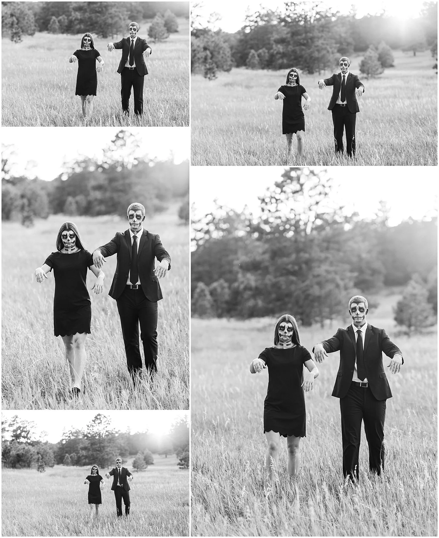 Spooky Halloween Couples Session in Elbert, Colorado — Colorado Wedding ...
