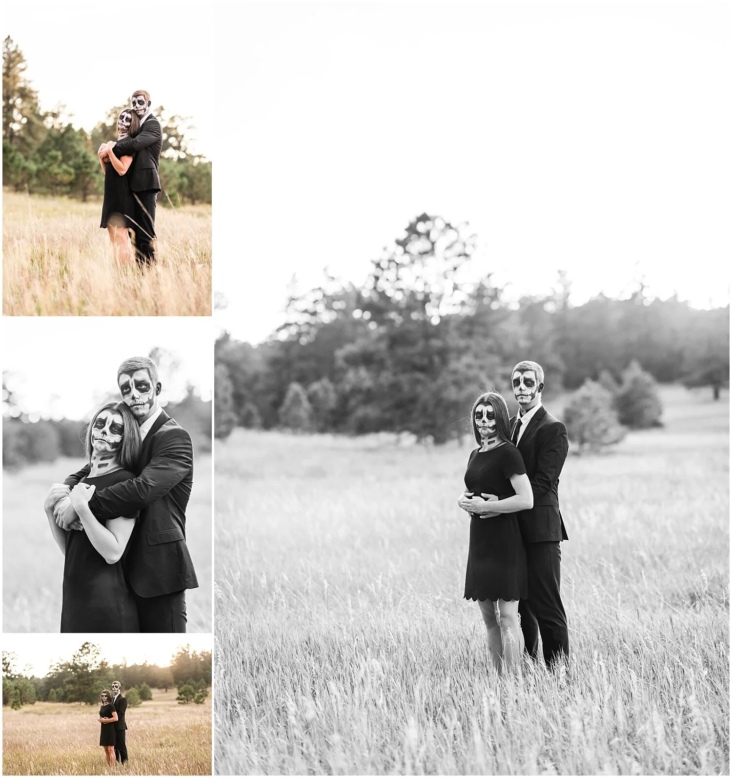 Spooky Halloween Couples Session in Elbert, Colorado — Colorado Wedding ...
