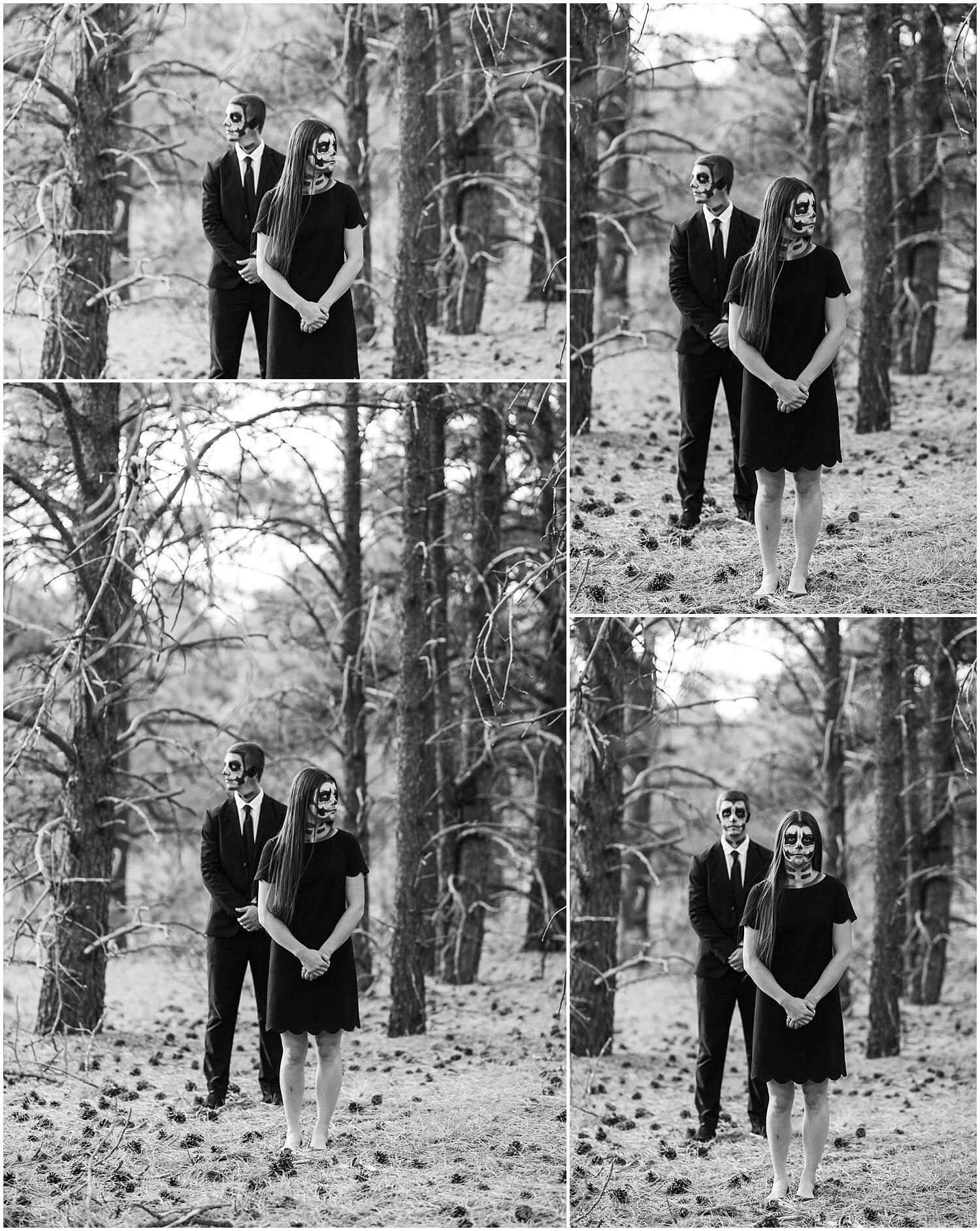 Spooky Halloween Couples Session in Elbert, Colorado — Colorado Wedding ...