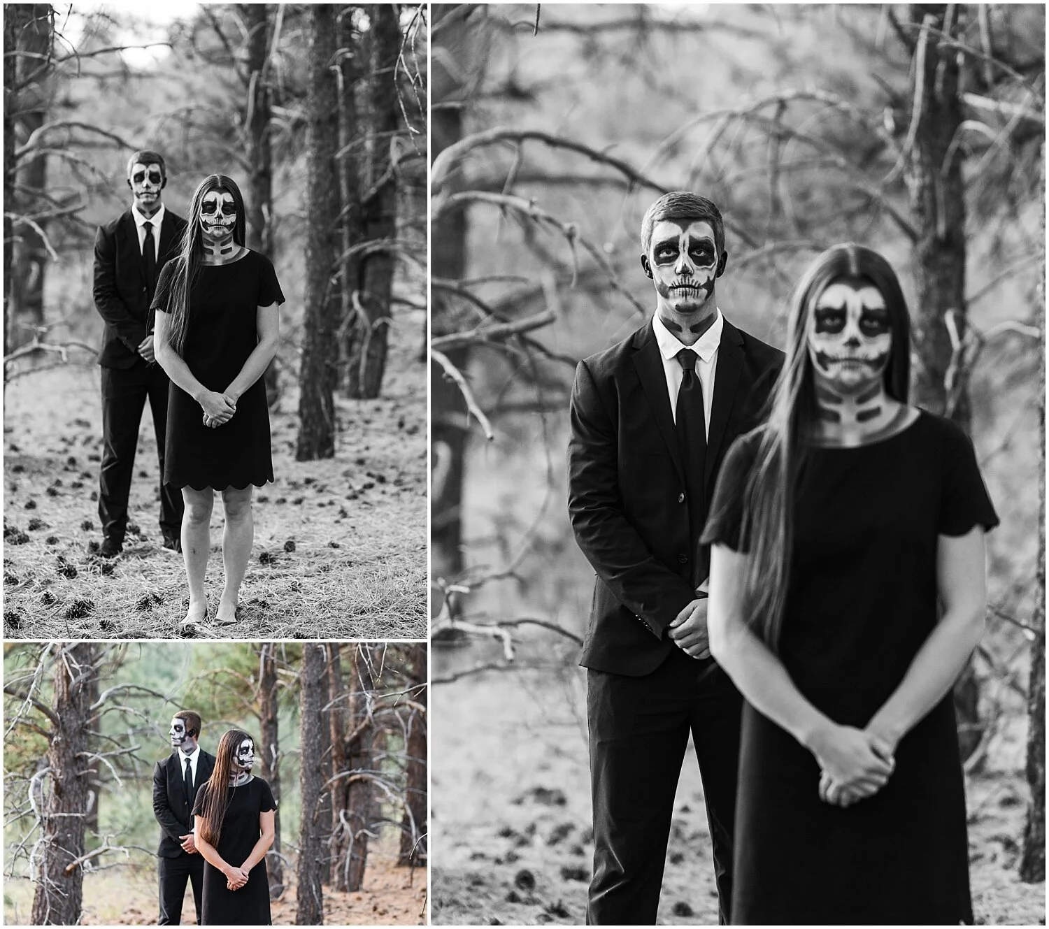 Spooky Halloween Couples Session in Elbert, Colorado — Colorado Wedding ...