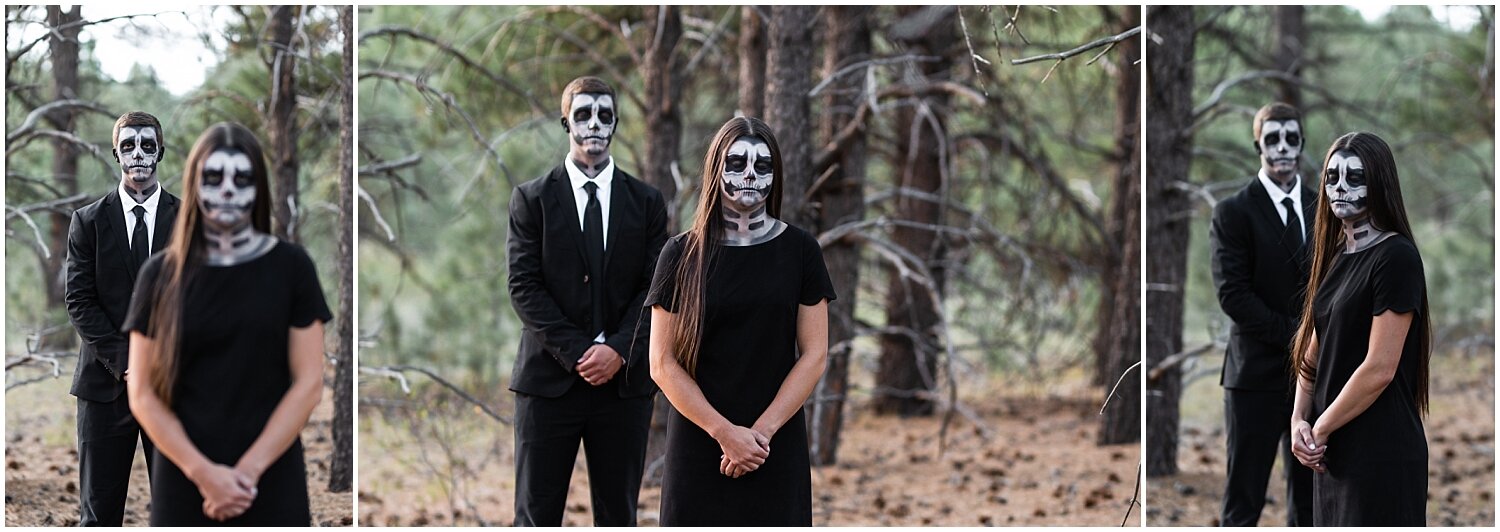 Spooky Halloween Couples Session in Elbert, Colorado — Colorado Wedding ...
