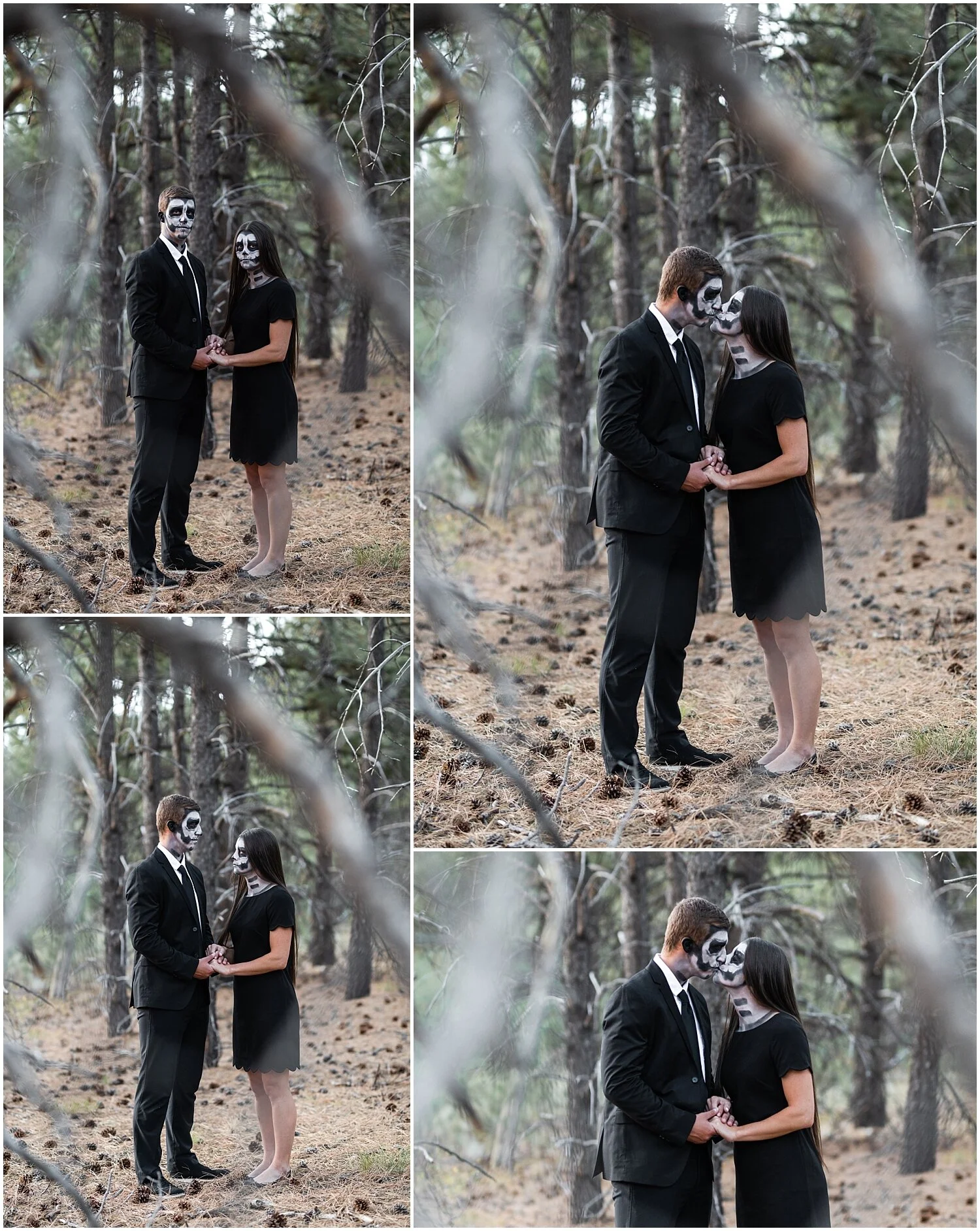 Spooky Halloween Couples Session in Elbert, Colorado — Colorado Wedding ...