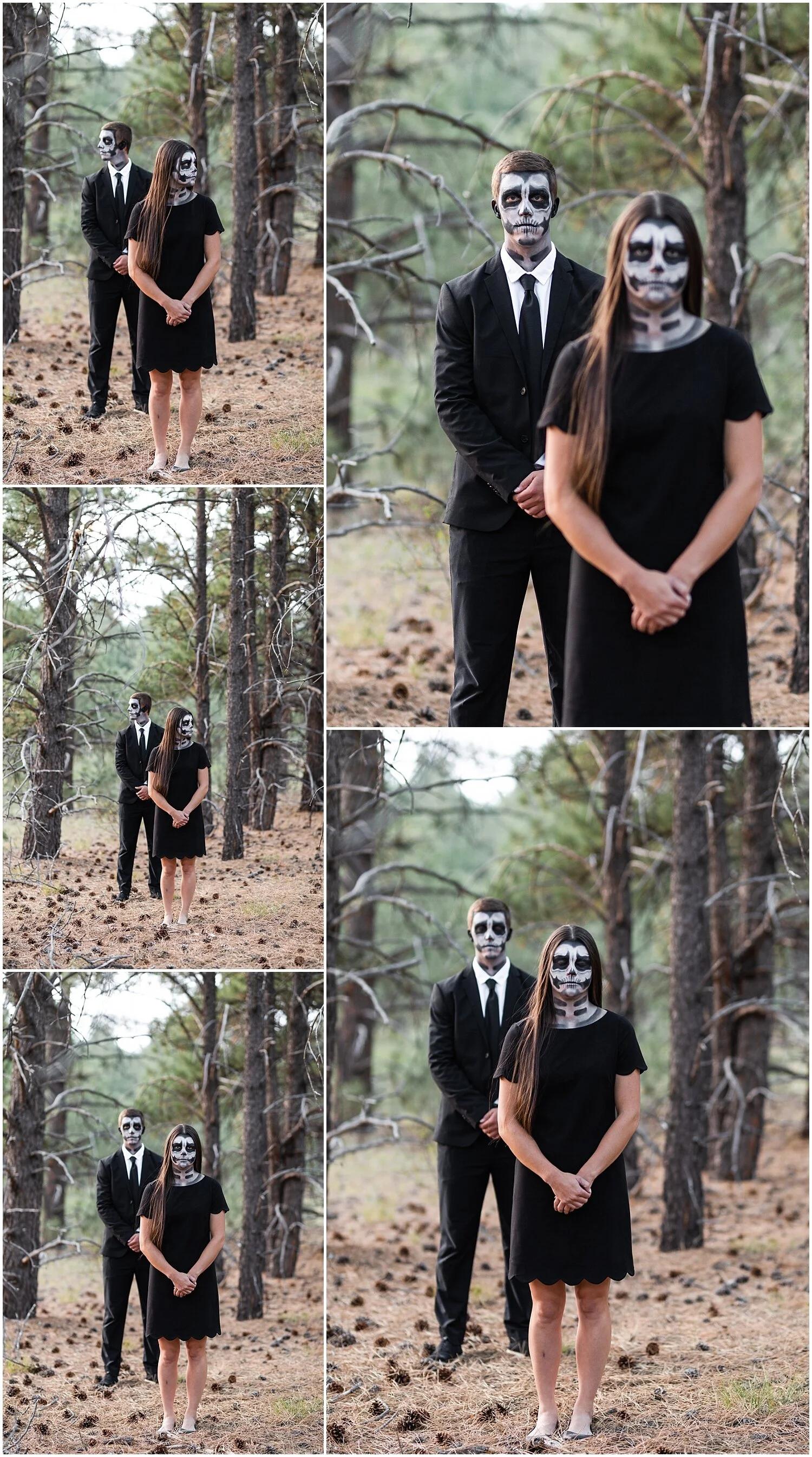 Spooky Halloween Couples Session in Elbert, Colorado — Colorado Wedding ...