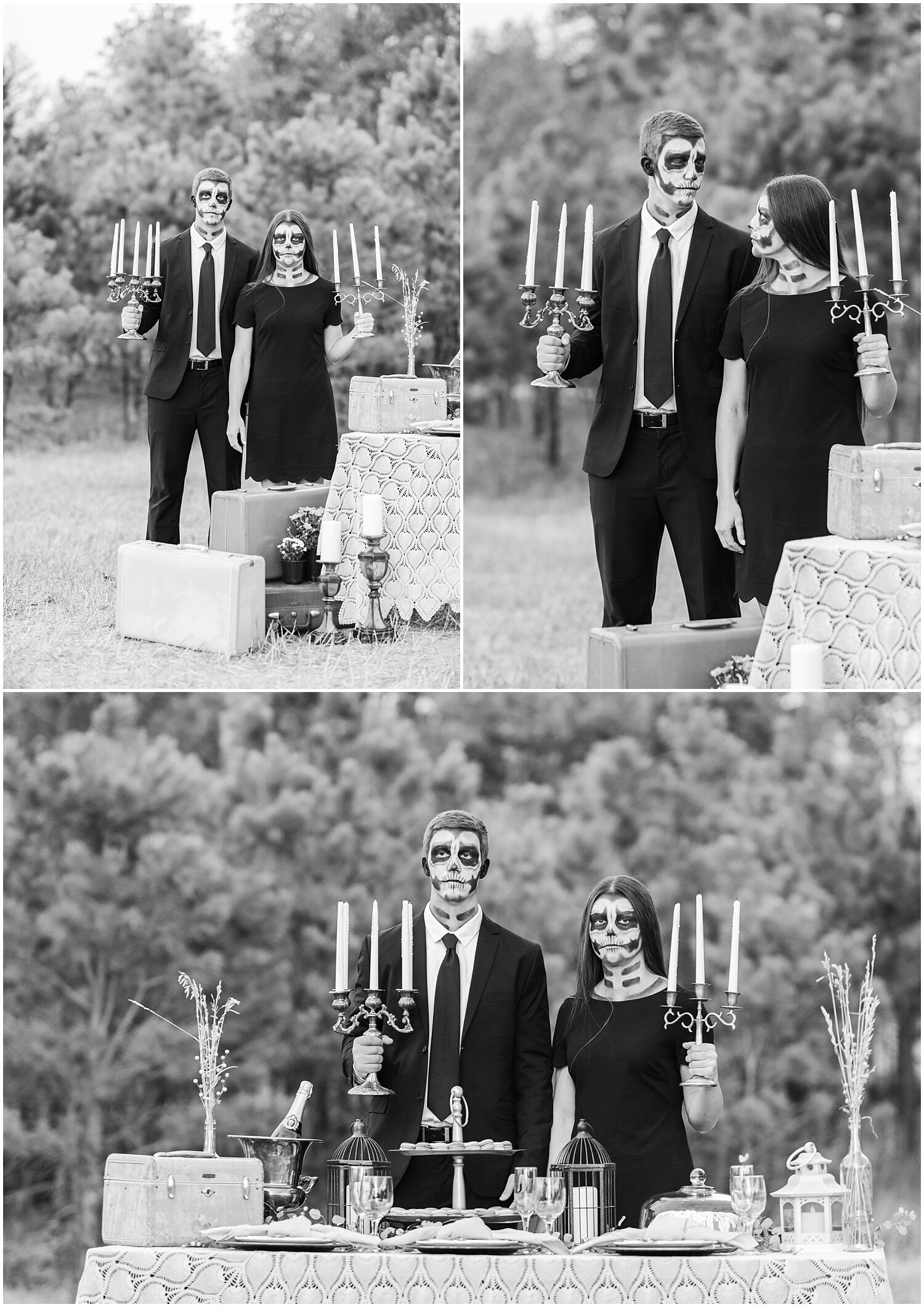 Spooky Halloween Couples Session in Elbert, Colorado — Colorado Wedding ...