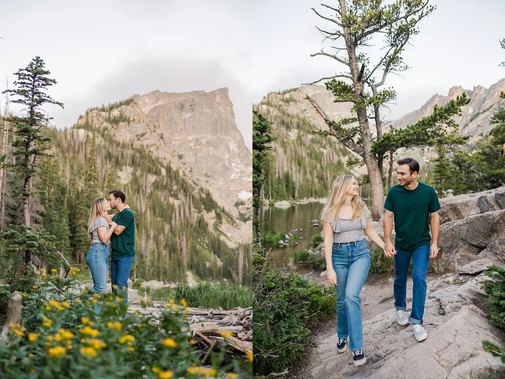 Sunrise Engagement Session at Rocky Mountain National Park | Maddie and ...