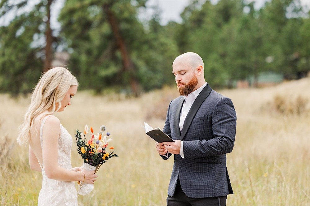 Fall Elopement in Estes Park, Colorado | Ashley and Stephen — Colorado ...