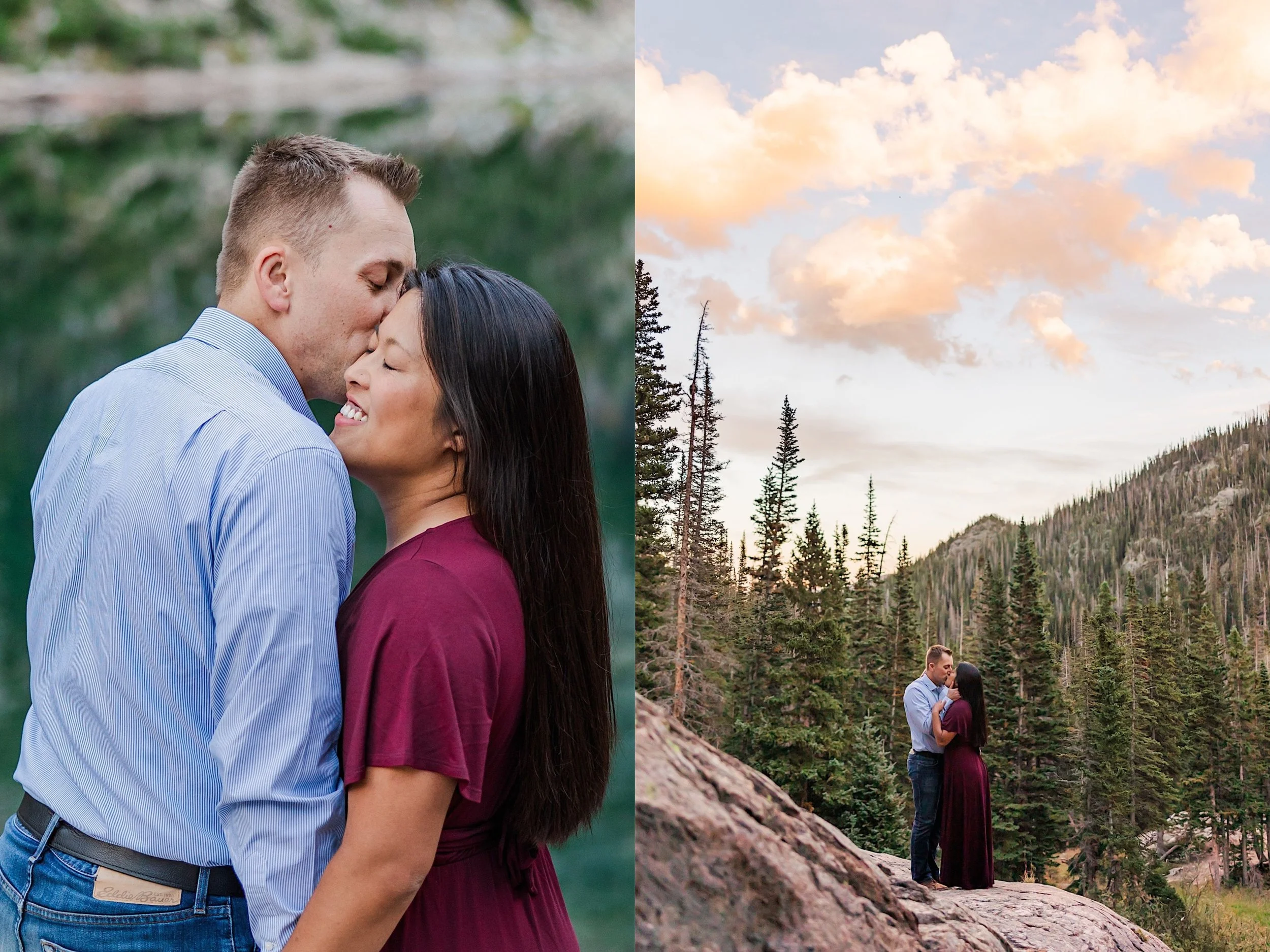 Engagement Photos at Rocky Mountain National Park | Misaki and Eric ...