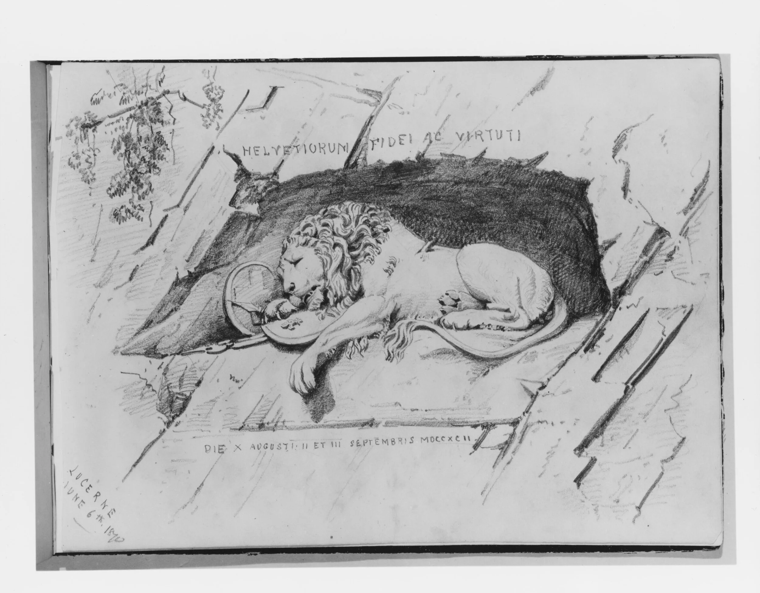 Lucerne Lion Monument — Destination: History