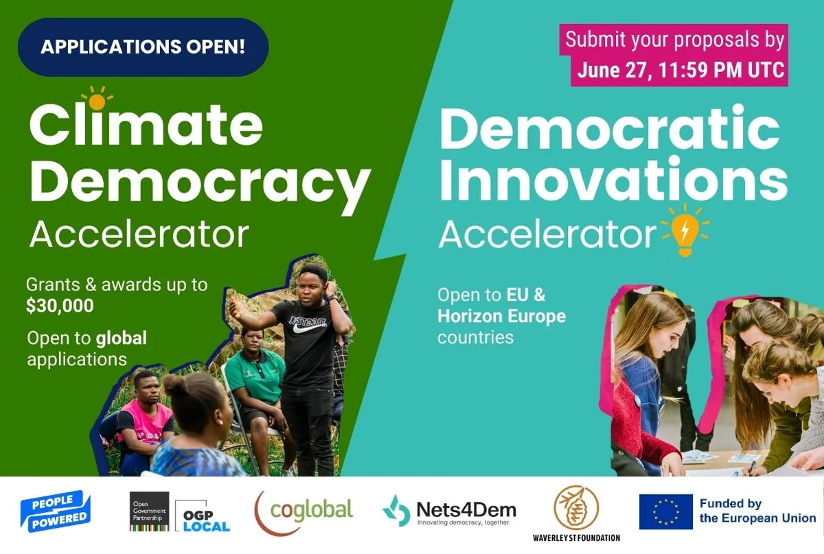 Apply to get support for your climate democracy program and more ...