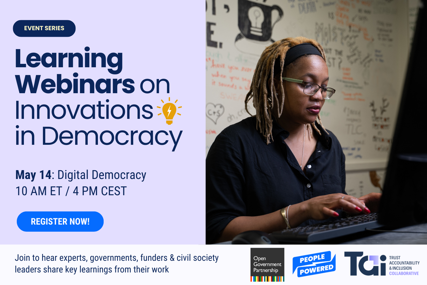 Learning Webinar on Innovations In Digital Democracy — People Powered