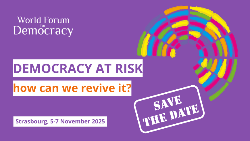 World Forum for Democracy 2025: Democracy at Risk — People Powered