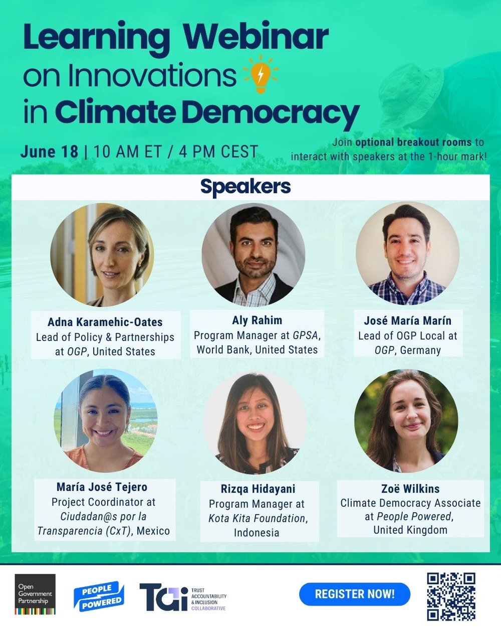 Learning Webinar On Innovations In Democracy: Climate Democracy — People Powered