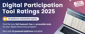 Digital Participation Tool Ratings — People Powered