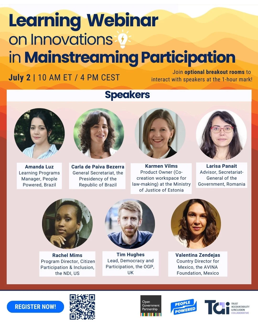 Learning Webinar On Innovations In Democracy: Mainstreaming Participation — People Powered