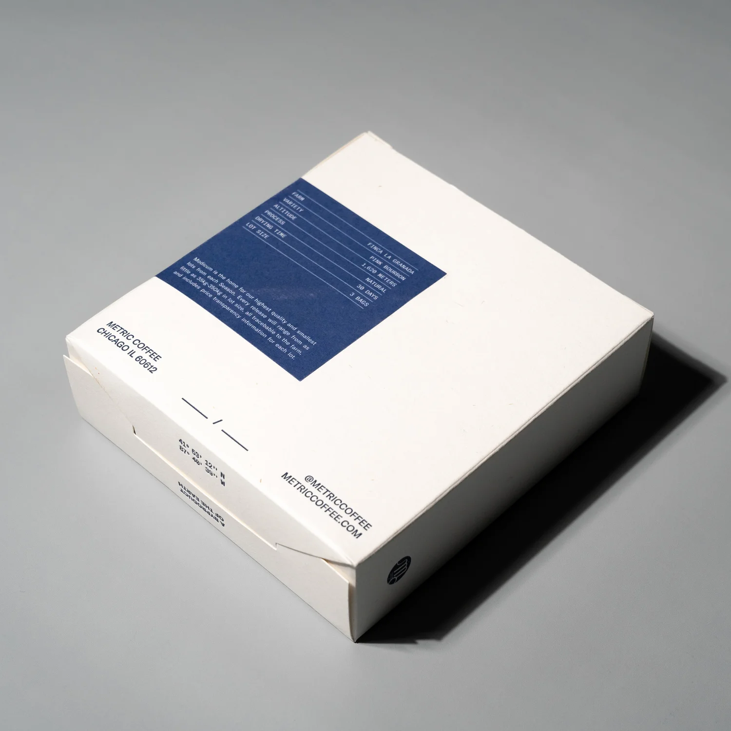 Metric's Modicum Box — SCA Coffee Design Awards