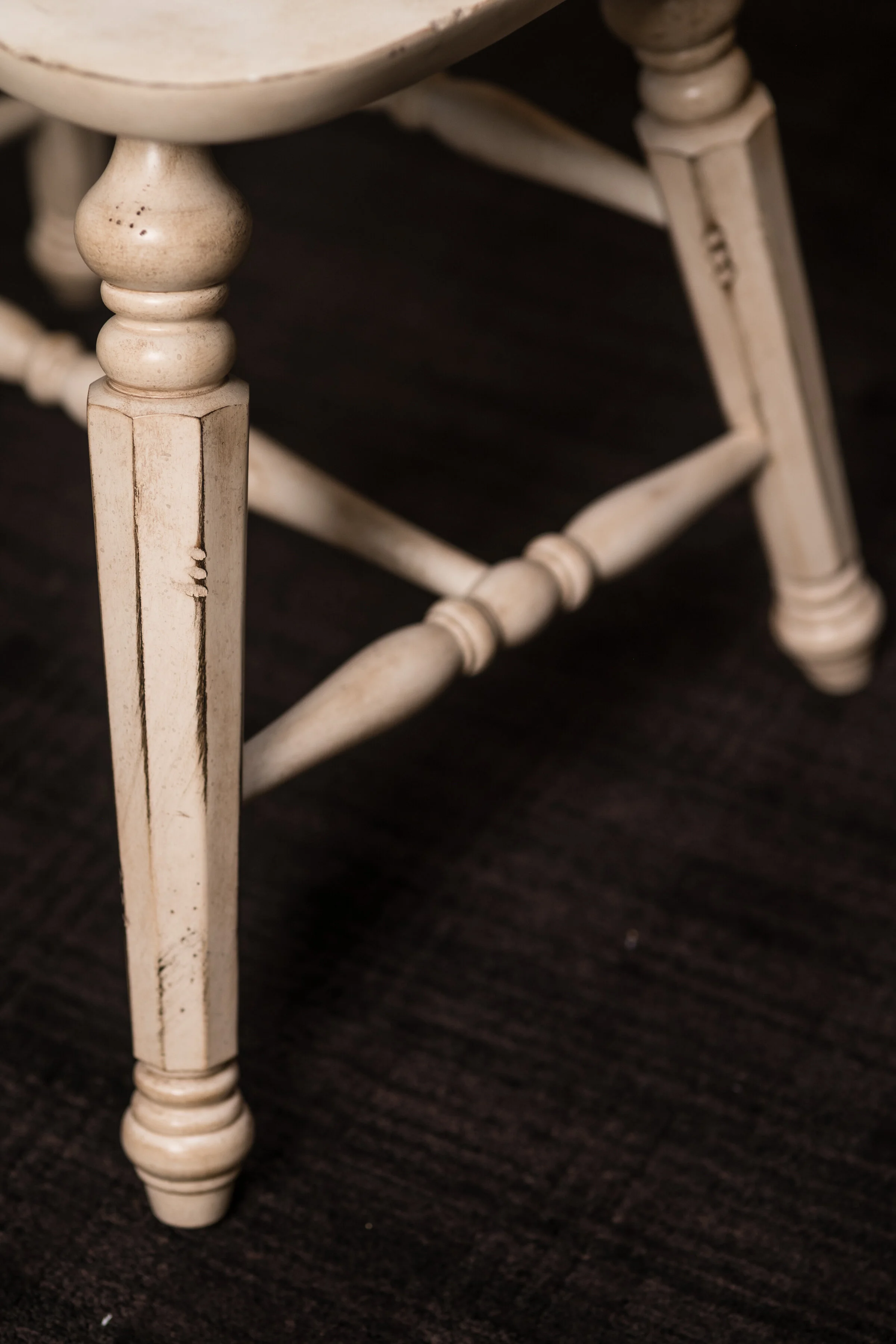 Vintage Slatted Chair — Smucker Village