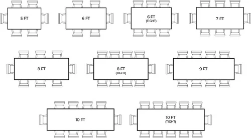 Table Seating Guide — Smucker Village