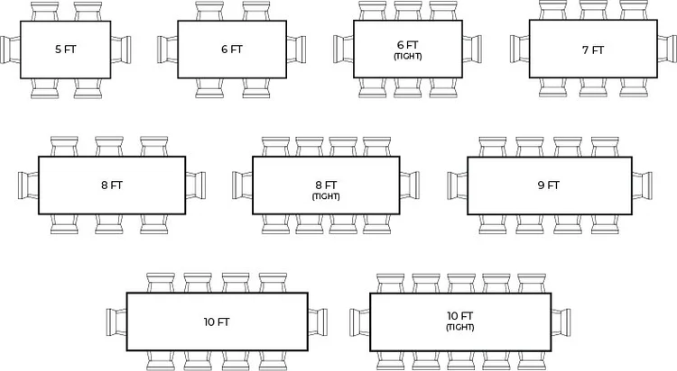 Table Seating Guide — Smucker Village