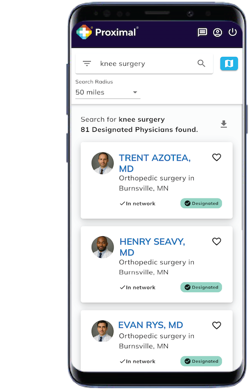 Proximal Health. Top Doctors. Extra Benefits. No Extra Cost.